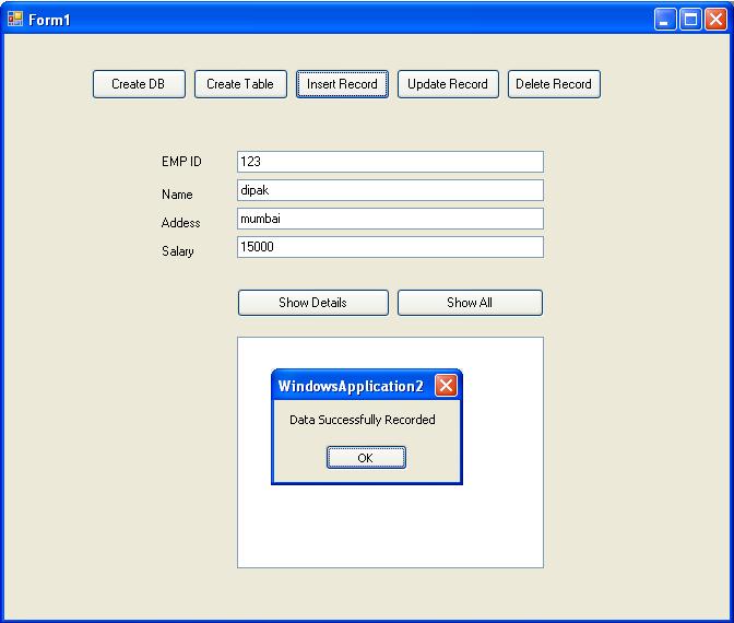 Simple VB NET SQL Database Exp Free Source Code Tutorials And Articles