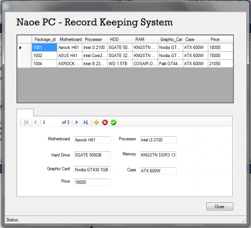 Record Keeping System 2010 Free Source Code Tutorials And Articles