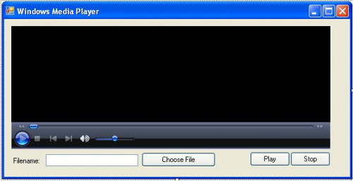 Media Player Application Using Windows Media Player In C