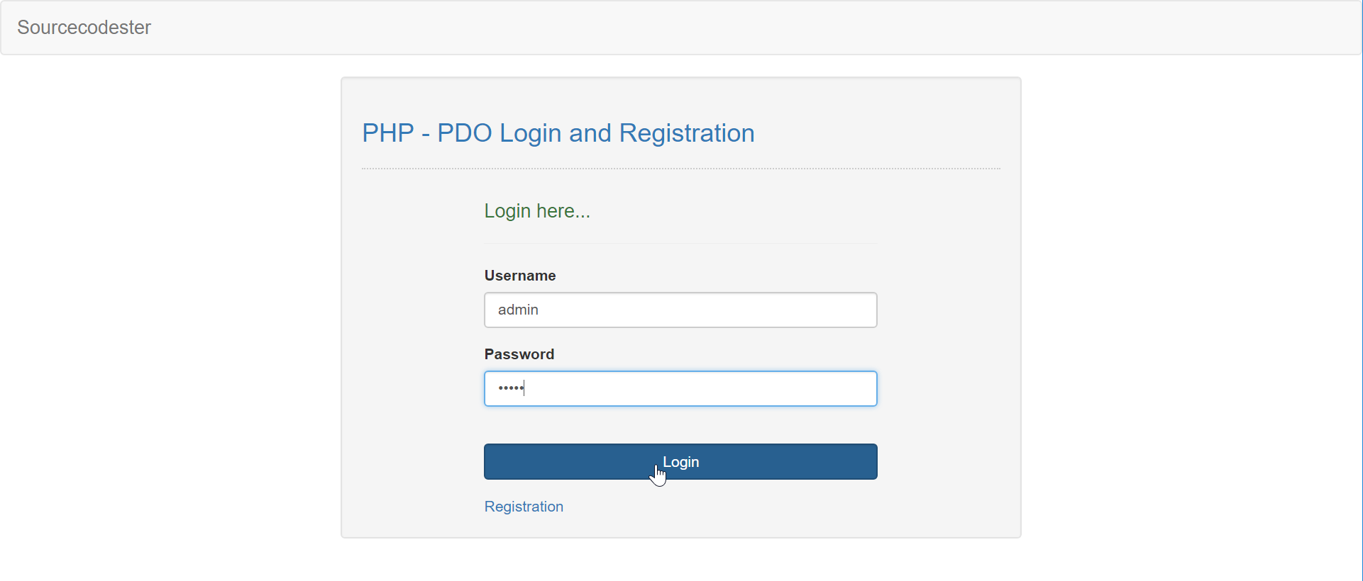 Php Simple Login Application To Sqlite Using Pdo Free Source Code ... Php Simple Login Application To Sqlite Using Pdo Free Source Code ...