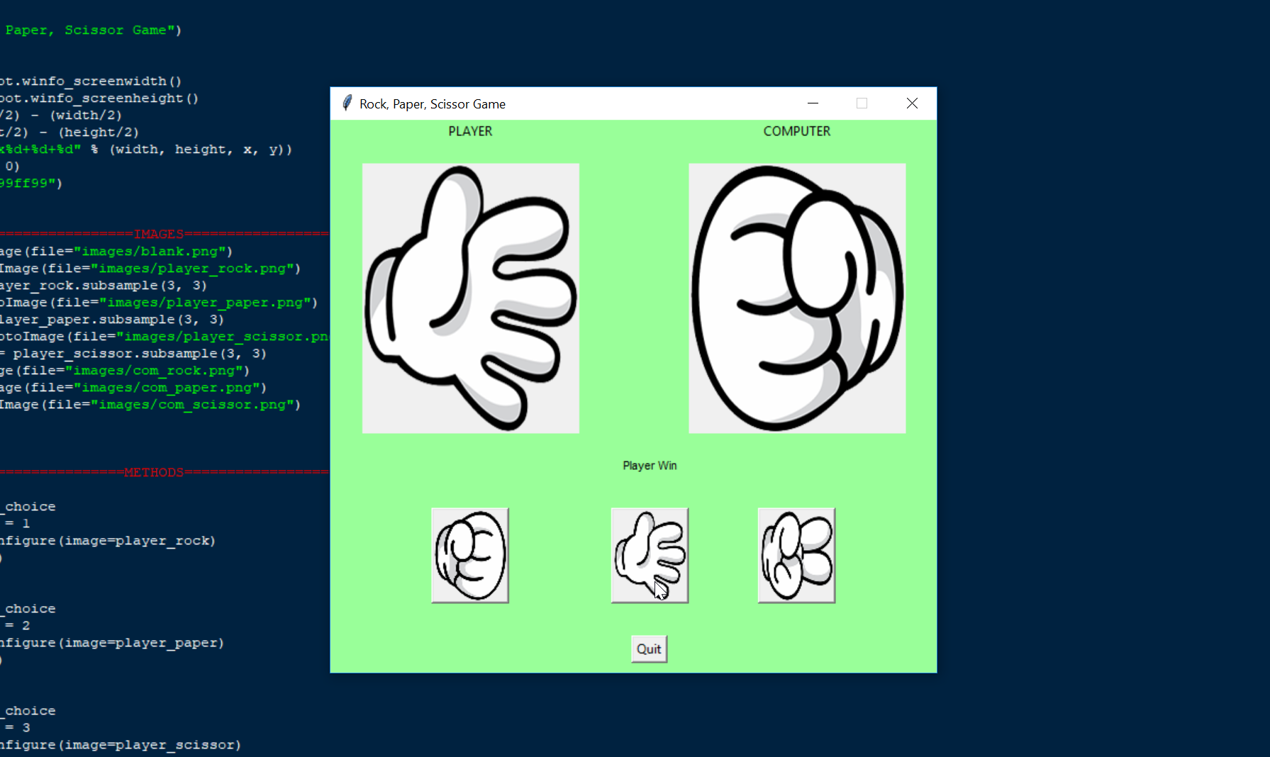 Python Rock Paper And Scissor Game SourceCodester