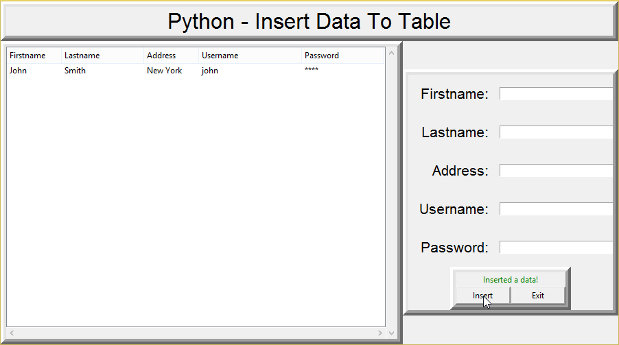 Insert Data Into Table Using Python Brokeasshome