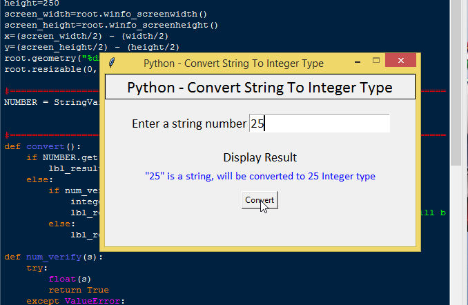 Python Convert String To Integer Type Free Source Code Projects And 