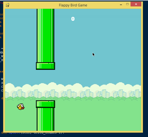 Flappy Bird Game Using Pygame SourceCodester