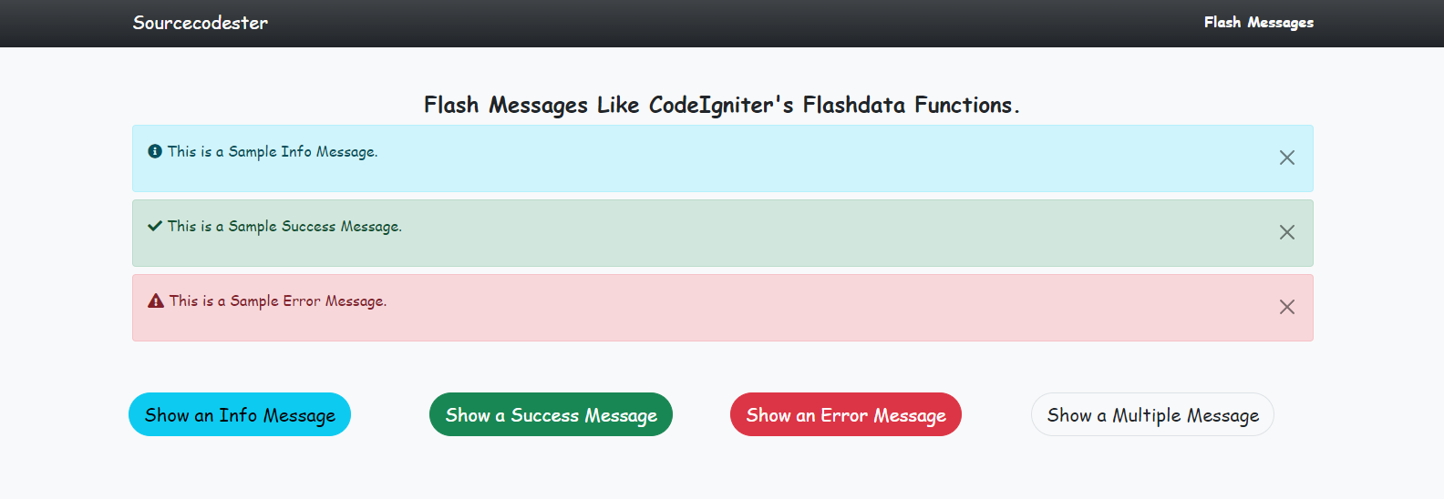How To Create A Flash Message In PHP Using Session Tutorial 
