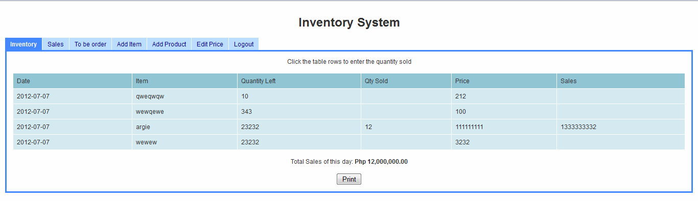 Simple Inventory System In Php With Source Code Source Code And 