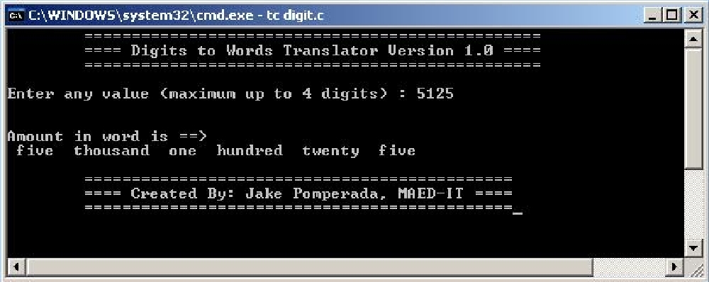 Digits To Words Translator Version 1 0 Free Source Code Tutorials 