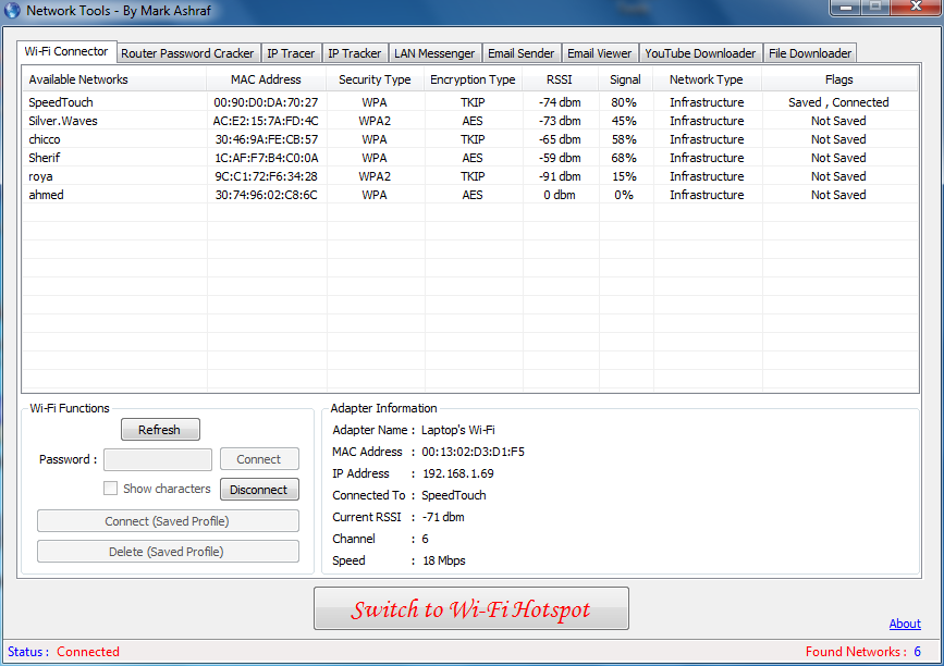 Network Tools | Free source code, tutorials and articles