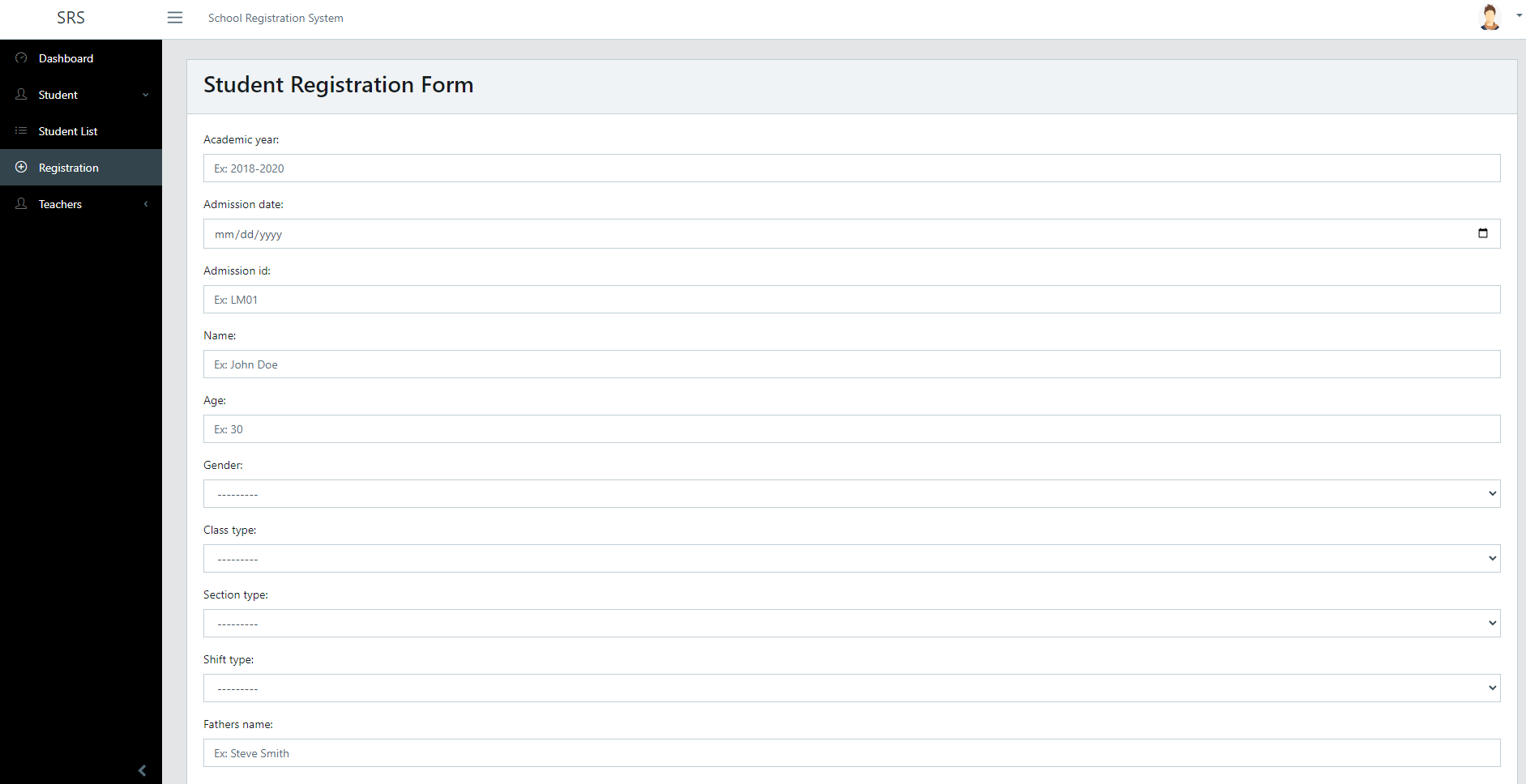 School Registration System In Python Using Django Framework Free Source Code Free Source Code 