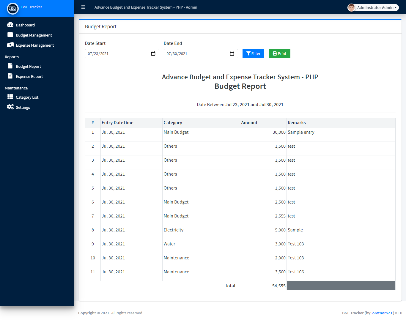 Budget and Expense Tracker System in PHP Free Source Code | SourceCodester Budget and Expense Tracker System in PHP Free Source Code | SourceCodester
