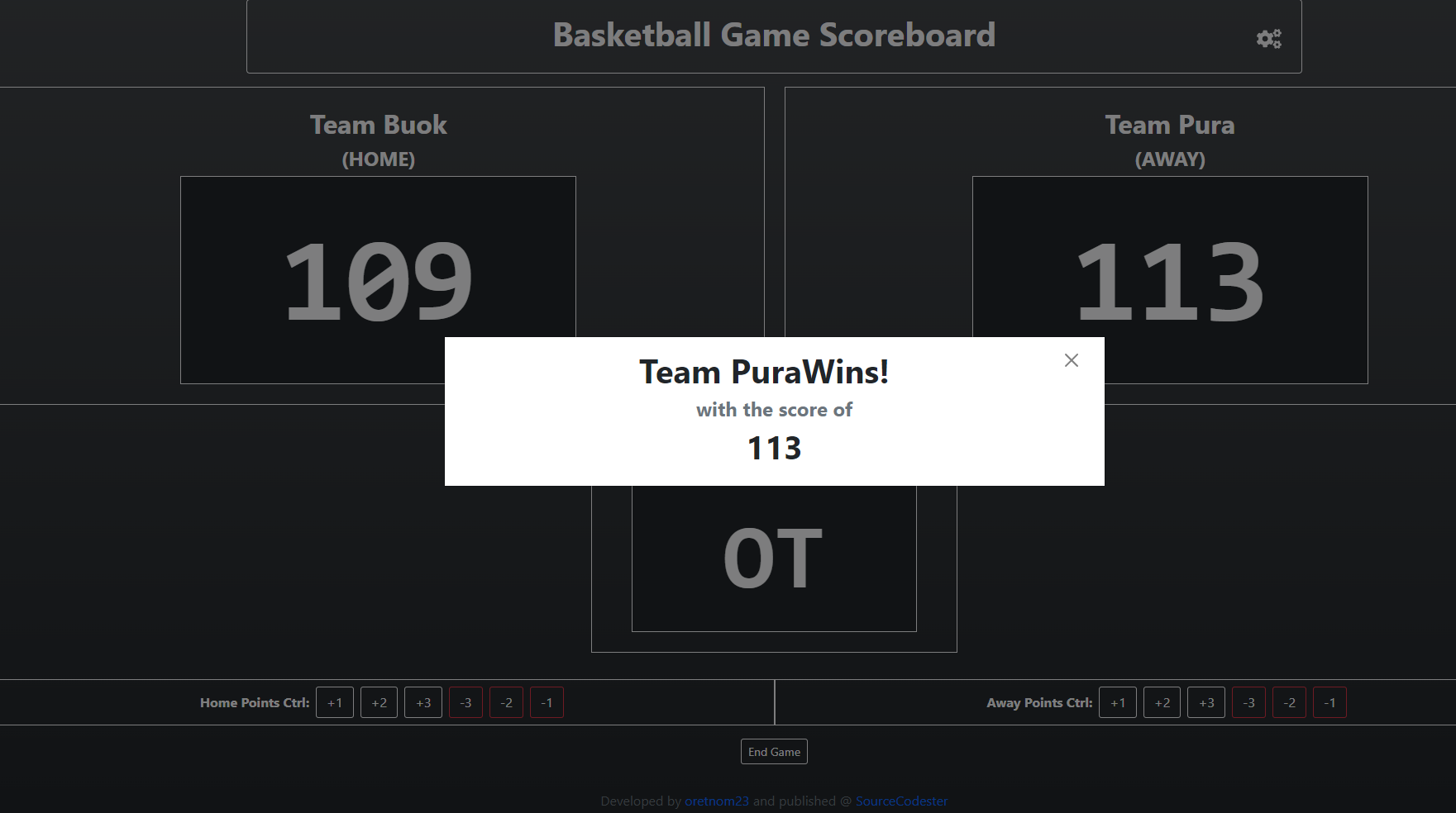 Basketball Scoreboard Application using JavaScript and jQuery Free ... Basketball Scoreboard Application using JavaScript and jQuery Free ...