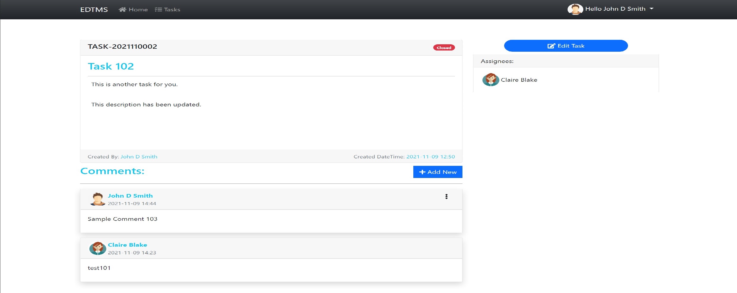 Employee Daily Task Management System In PHP And SQLite With Source