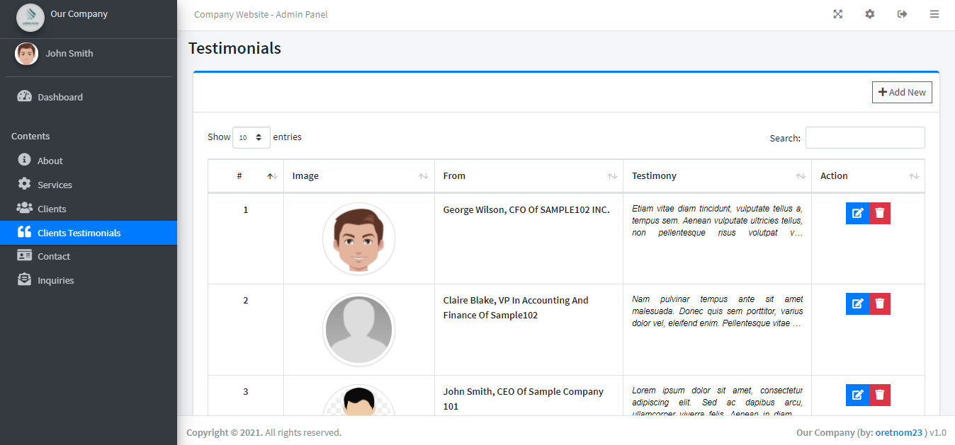 Simple Company Website with an Admin Panel in PHP Free Source Code ... Simple Company Website with an Admin Panel in PHP Free Source Code ...