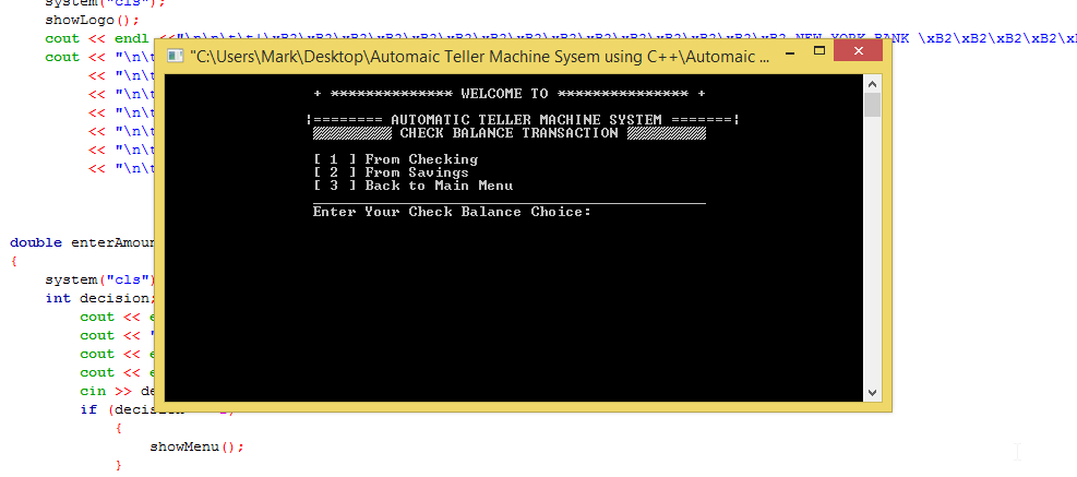 Automatic Teller Machine System Using C With Source Code Sourcecodester