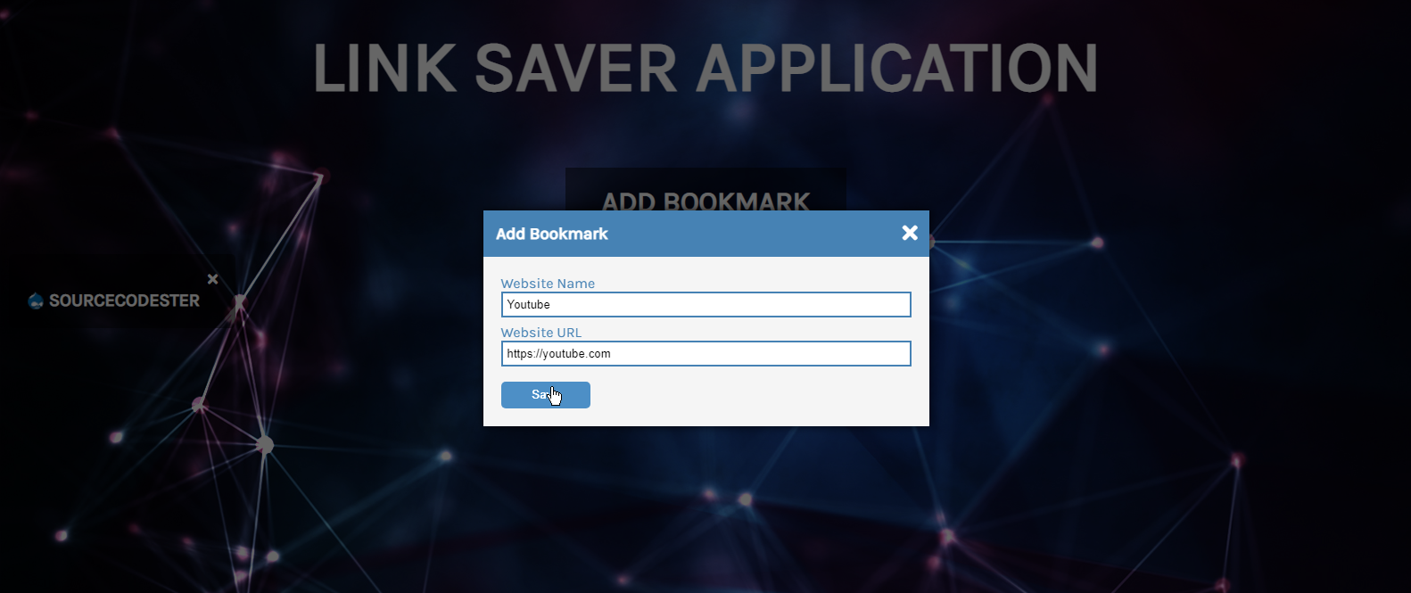 Link Saver App Using Javascript With Free Source Code Sourcecodester