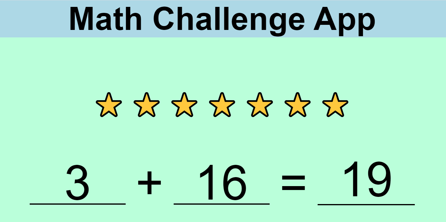 Simple Math Challenge App Using Javascript With Free Source Code Sourcecodester