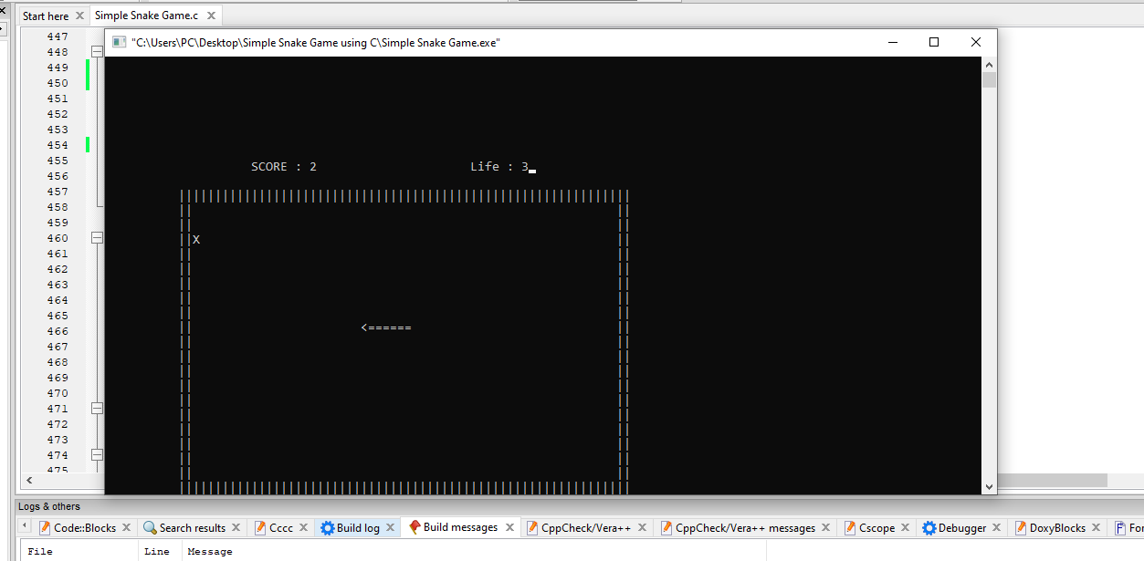 Snake In C Language Tutorial Sanything