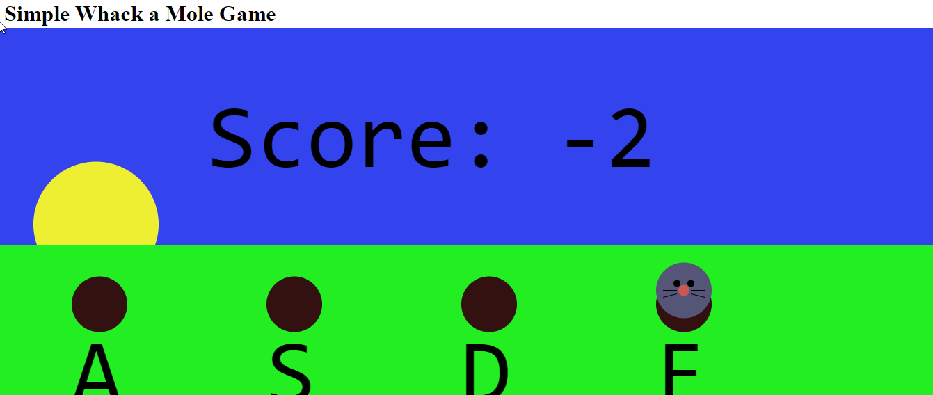 Simple Whack A Mole Game Using Javascript With Free Source Code Sourcecodester