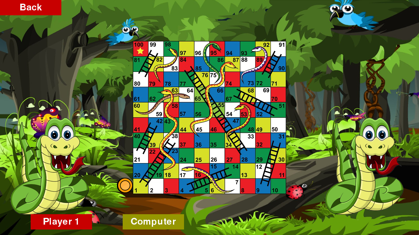 Snake And Ladder Game Using Pygame With Source Code SourceCodester