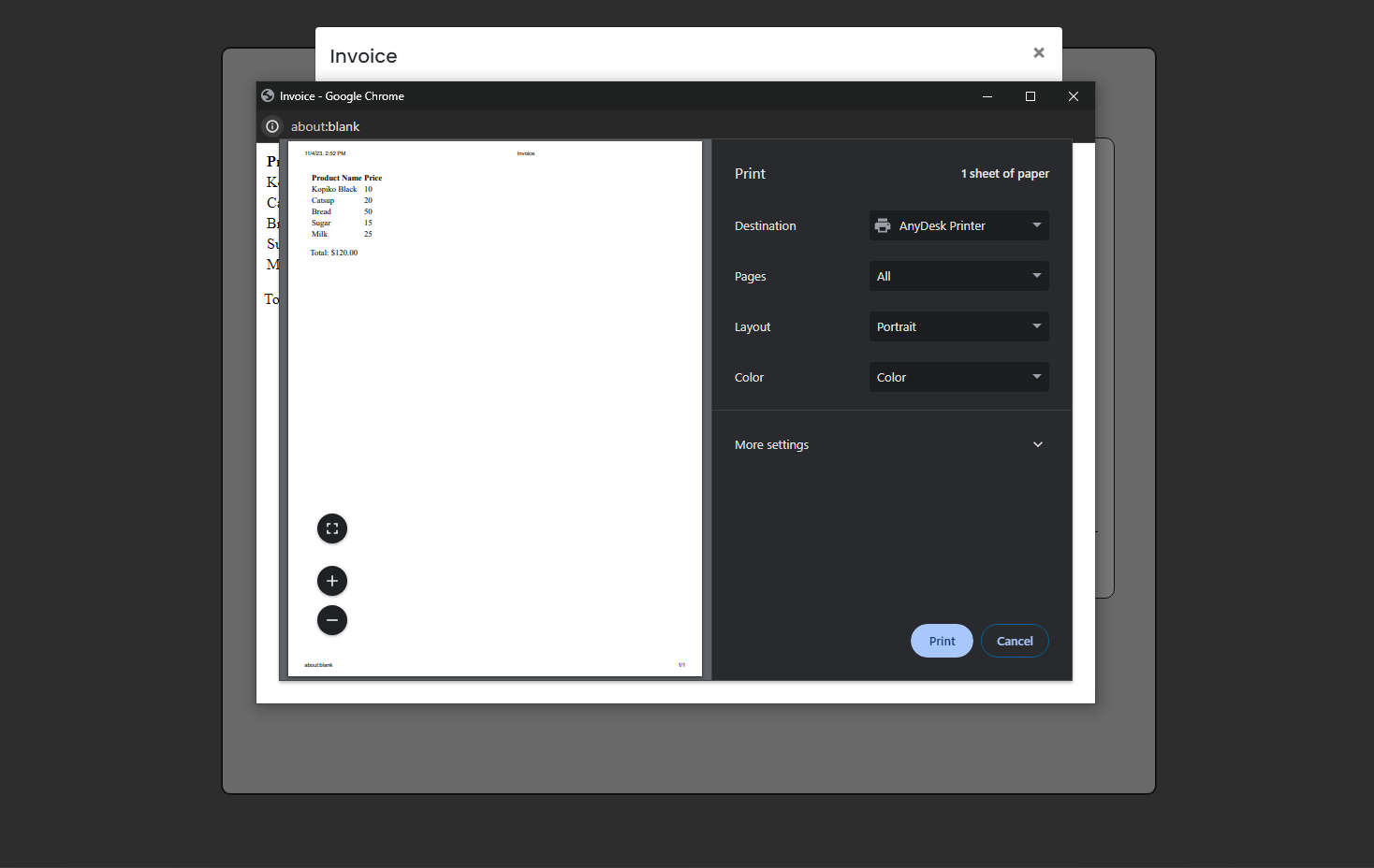 Billing Application Using Html Css And Javascript With Source Code Sourcecodester