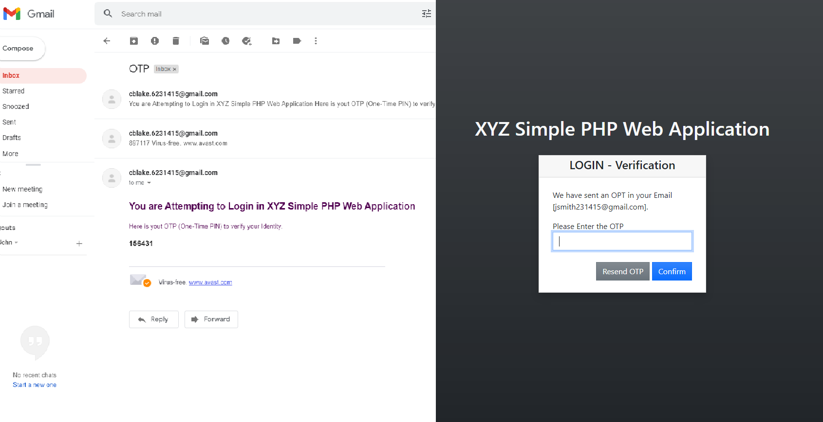 Creating A Login Form With OTP Verification Through Email In PHP