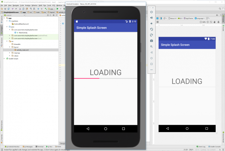 Android - Simple Splash Screen | SourceCodester Android - Simple Splash Screen | SourceCodester