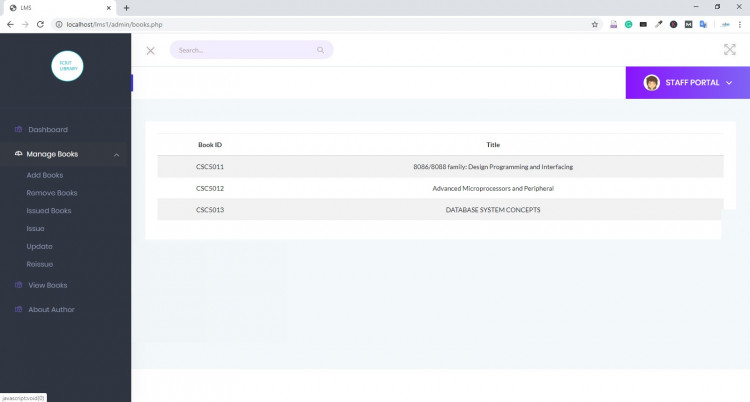 Simple Library Management System in PHP Free Source Code | SourceCodester Simple Library Management System in PHP Free Source Code | SourceCodester
