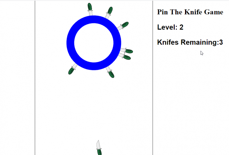 Pin The Knife Game Using JavaScript | SourceCodester Pin The Knife Game Using JavaScript | SourceCodester
