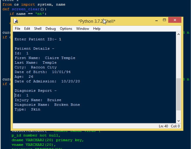 Patient Record Management System Project In Python Free Source Code