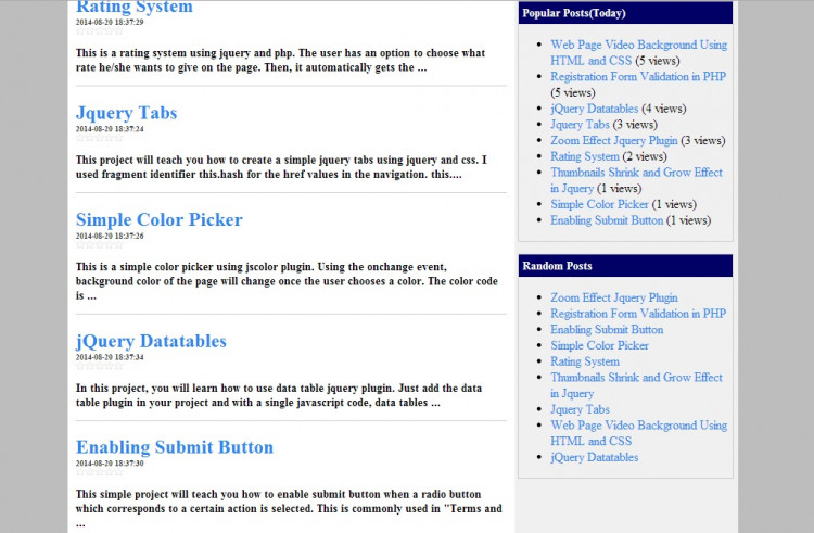 Sticky Sidebar Scroll in jQuery | SourceCodester Sticky Sidebar Scroll in jQuery | SourceCodester