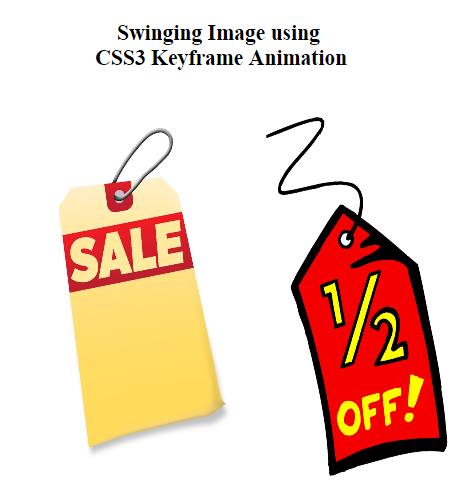 Swinging Image Using Css3 Animation Sourcecodester