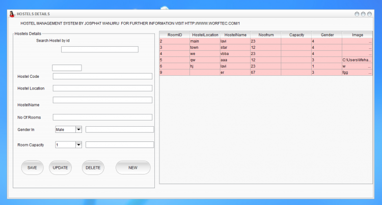 Adddeleteinsertupdate Java Netbeans And Sql Database Program Sourcecodester