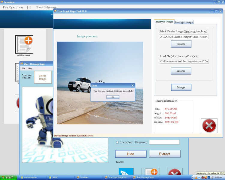 Image Steganography Using Modified Sdsa Algorithm Sourcecodester