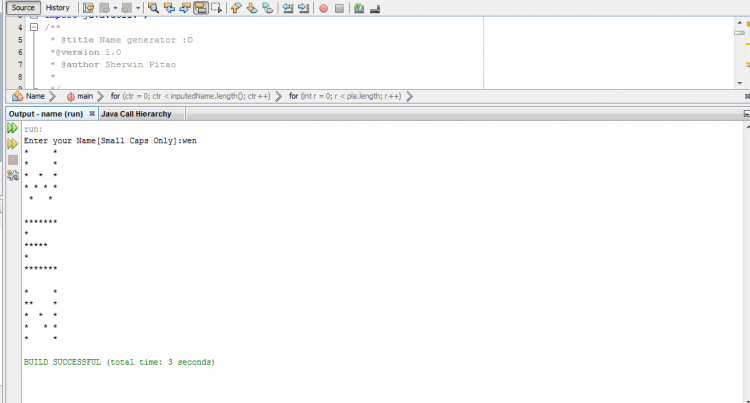 Name Generator In Java Sourcecodester