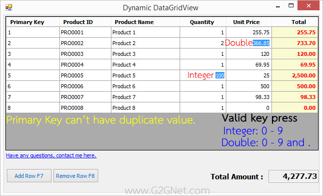 Datagridview Datasource Datagridview Datasource