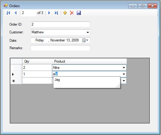 Autocomplete Combobox In Datagridview Control Sourcecodester