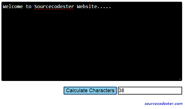 How To Make Character Count In Php And Javascript Sourcecodester