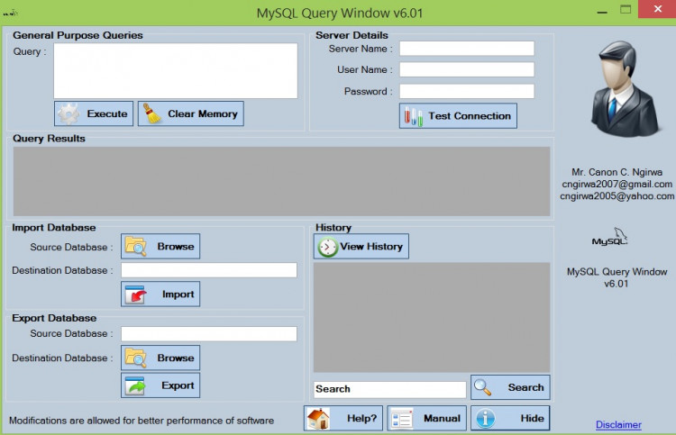 MySQL Query Window | SourceCodester MySQL Query Window | SourceCodester
