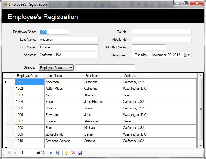 Employee s Registration System SourceCodester Employee s Registration System SourceCodester