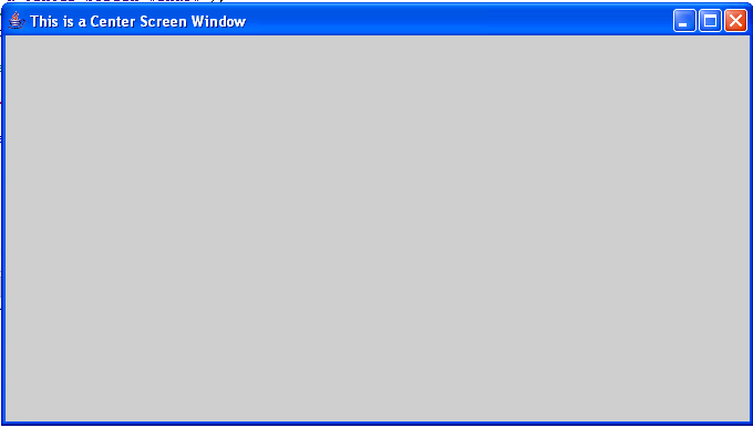 How to have a Center Screen Window in Java | SourceCodester How to have a Center Screen Window in Java | SourceCodester
