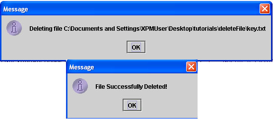 How To Delete Files Using Java Sourcecodester