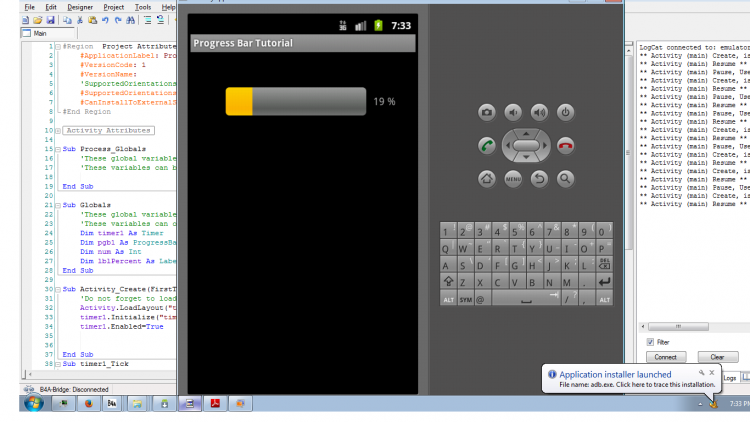 Progress Bar Example In Android Using Basic4android Sourcecodester 9410