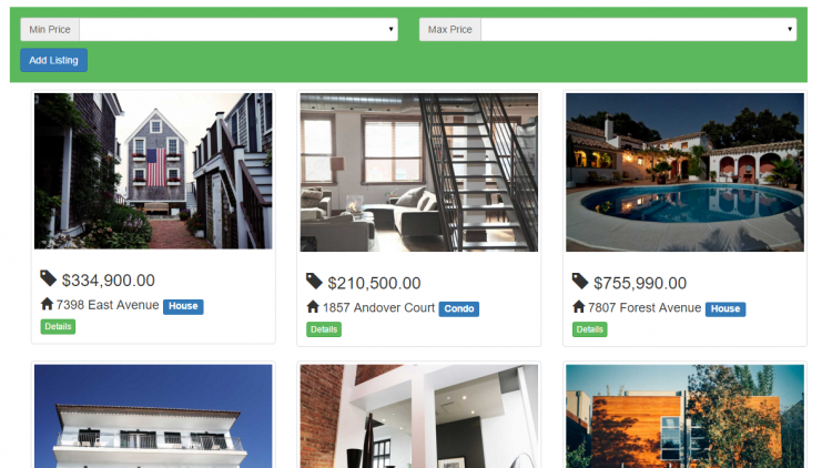 Real Estate Website Using Angularjs Sourcecodester