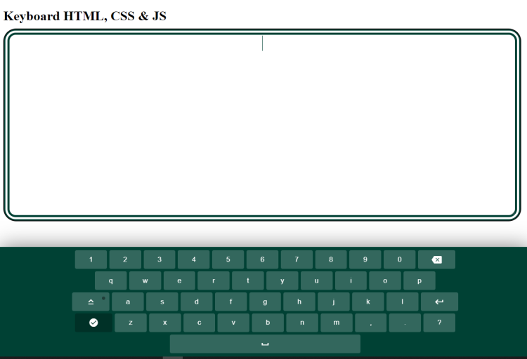 On-Screen Keyboard in Using HTML, CSS, and JavaScript | SourceCodester On-Screen Keyboard in Using HTML, CSS, and JavaScript | SourceCodester