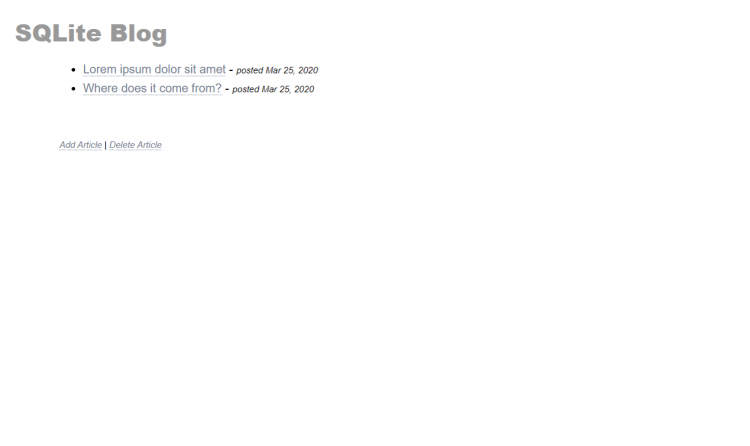 Simple Blog Site Cms In Php And Sqlite Free Source Code Sourcecodester