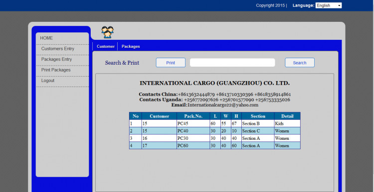 Add Update Delete Search Print In Php Sourcecodester