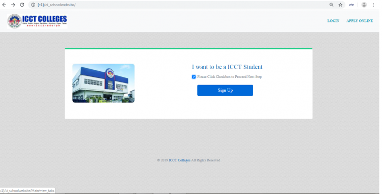 Online Enrollment System Using Codeigniter Sourcecodester