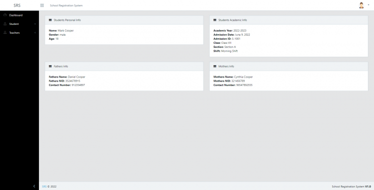 School Registration System In Python Using Django Framework Free Source Code Sourcecodester