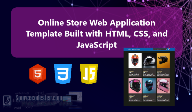 Online Store Web Application Template Built With Html Css And Javascript Sourcecodester