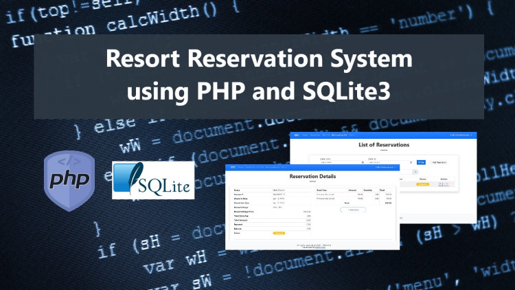 Resort Reservation System In Php And Sqlite3 Source Code Free Download Sourcecodester 8199